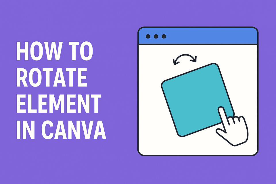 How to Rotate Element in Canva