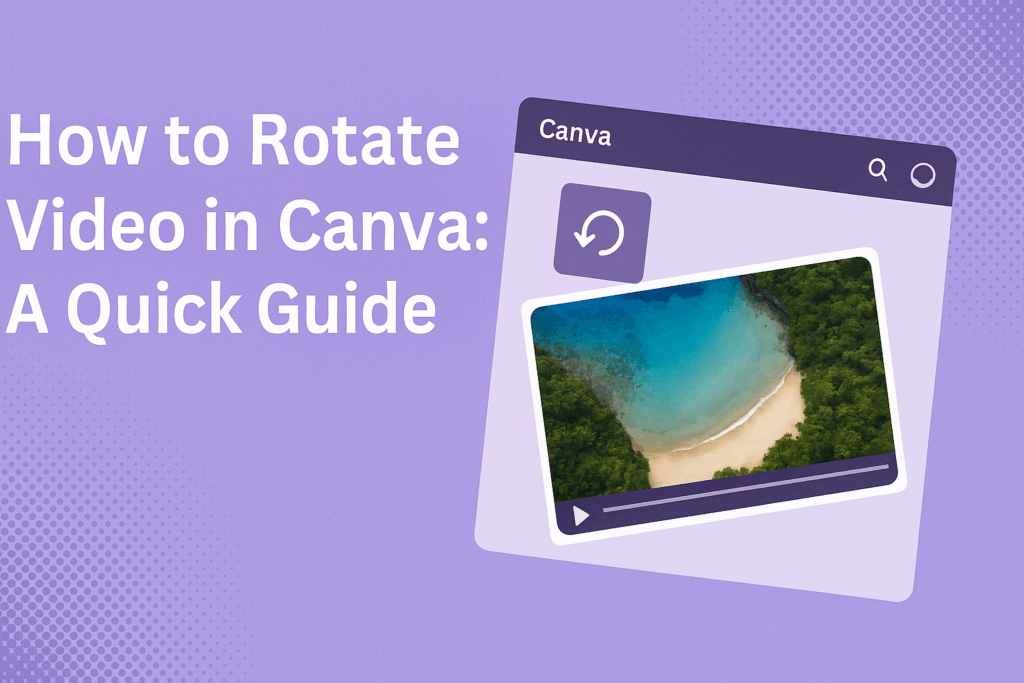 How to Rotate Video in Canva