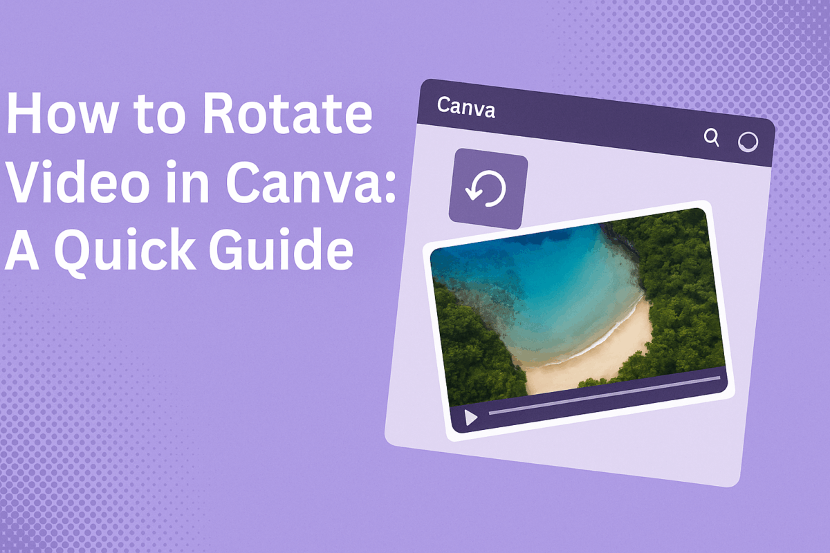 How to Rotate Video in Canva