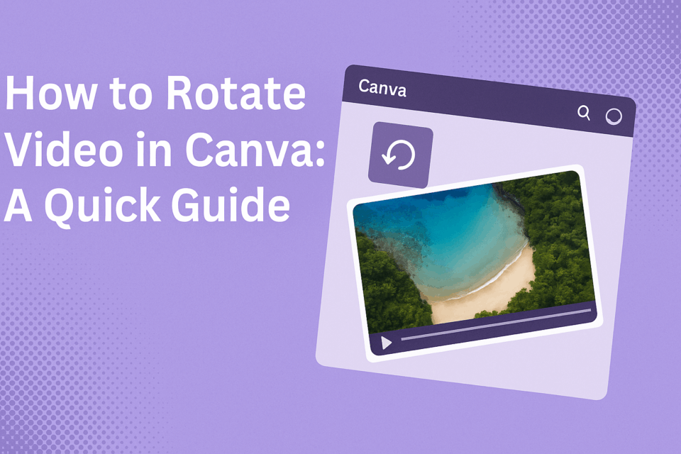 How to Rotate Video in Canva