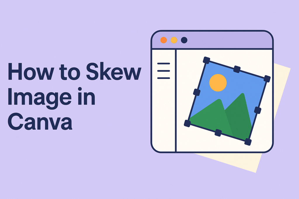 How to Skew Image in Canva