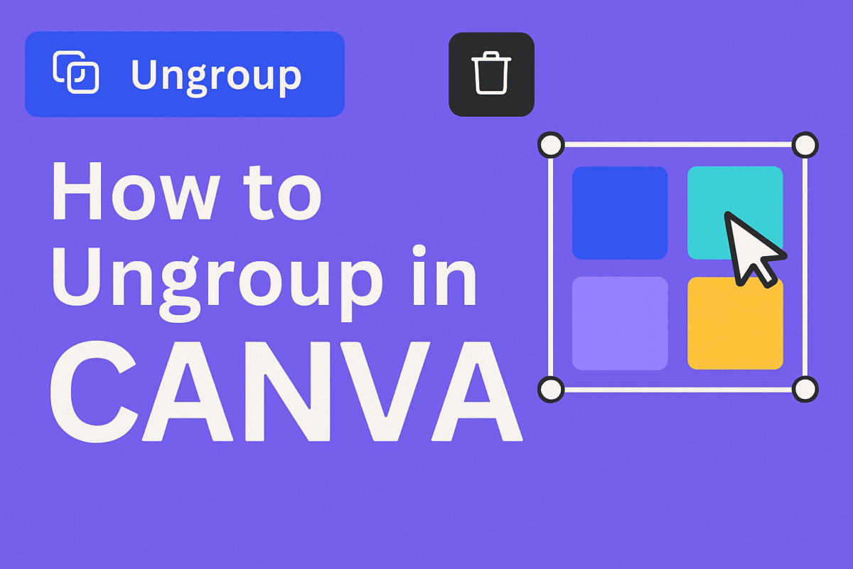 How to Ungroup in Canva