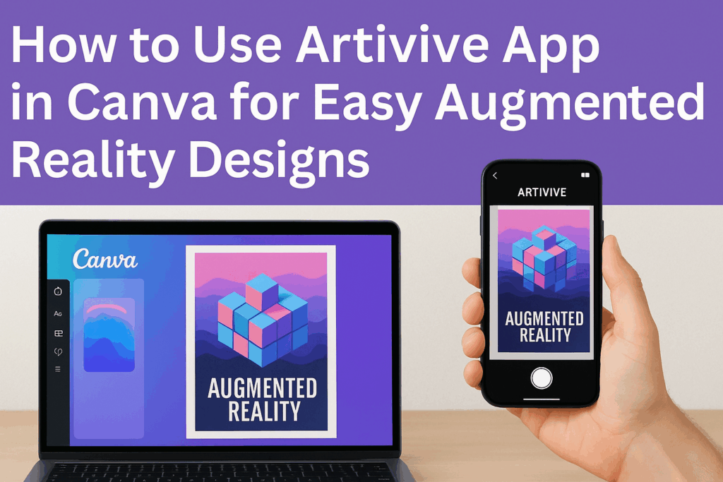How to Use Artivive App in Canva for Easy Augmented Reality Designs ...