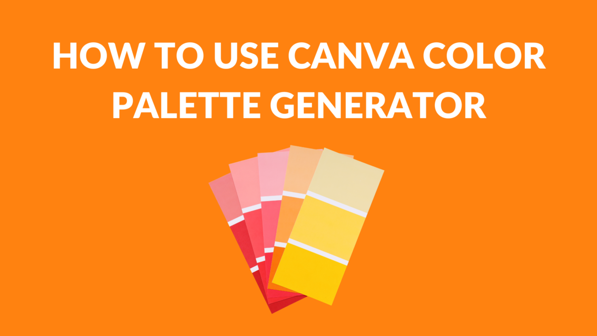 How to Use Canva Color Palette Generator - Graphic Design Resource