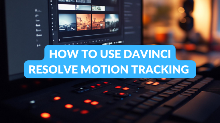 How to Use DaVinci Resolve’s Motion Tracking for Object Tracking - Graphic Design Resource