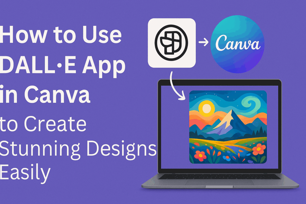 How to Use Dall E App in Canva to Create Stunning Designs Easily - Graphic Design Resource