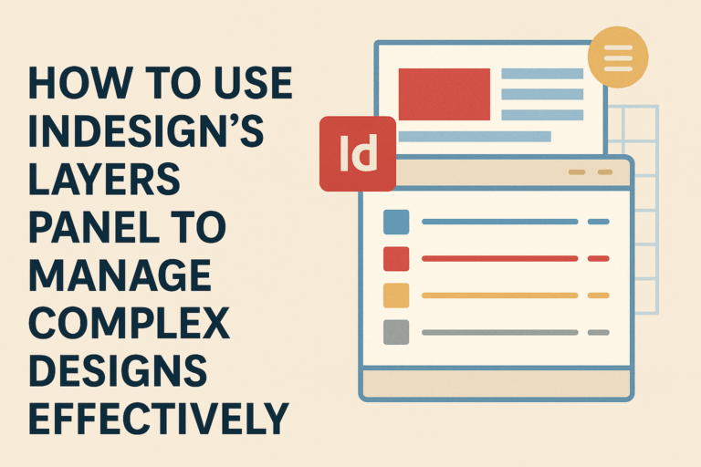 How to Use InDesign's Layers Panel to Manage Complex Designs ...