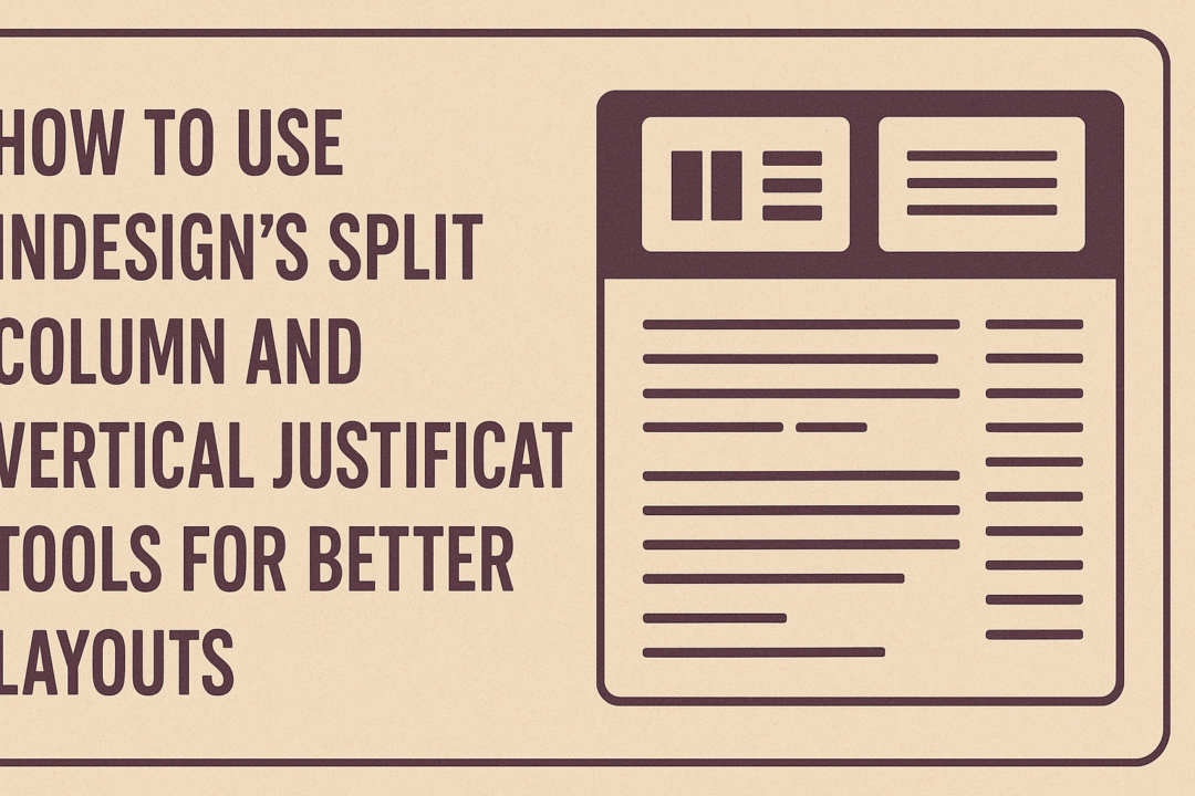 How to Use InDesign’s Split Column and Vertical Justification Tools for Better Layouts - Graphic ...
