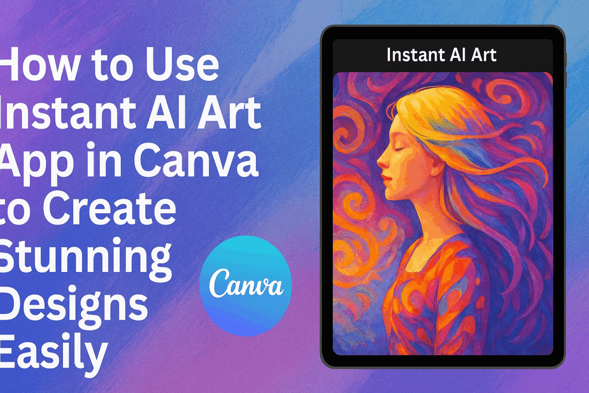 How to Use Instant AI Art App in Canva to Create Stunning Designs ...