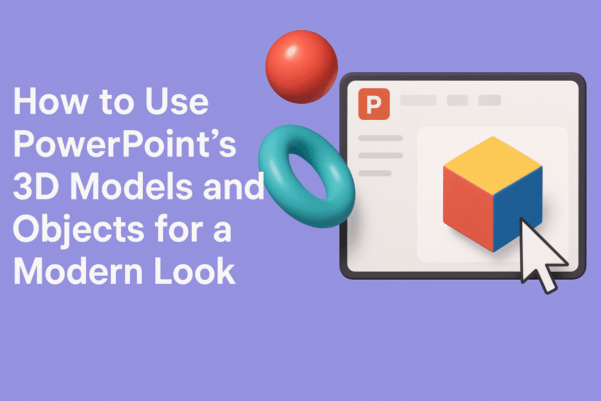 How to Use PowerPoint’s 3D Models and Objects for a Modern Look - Graphic Design Resource