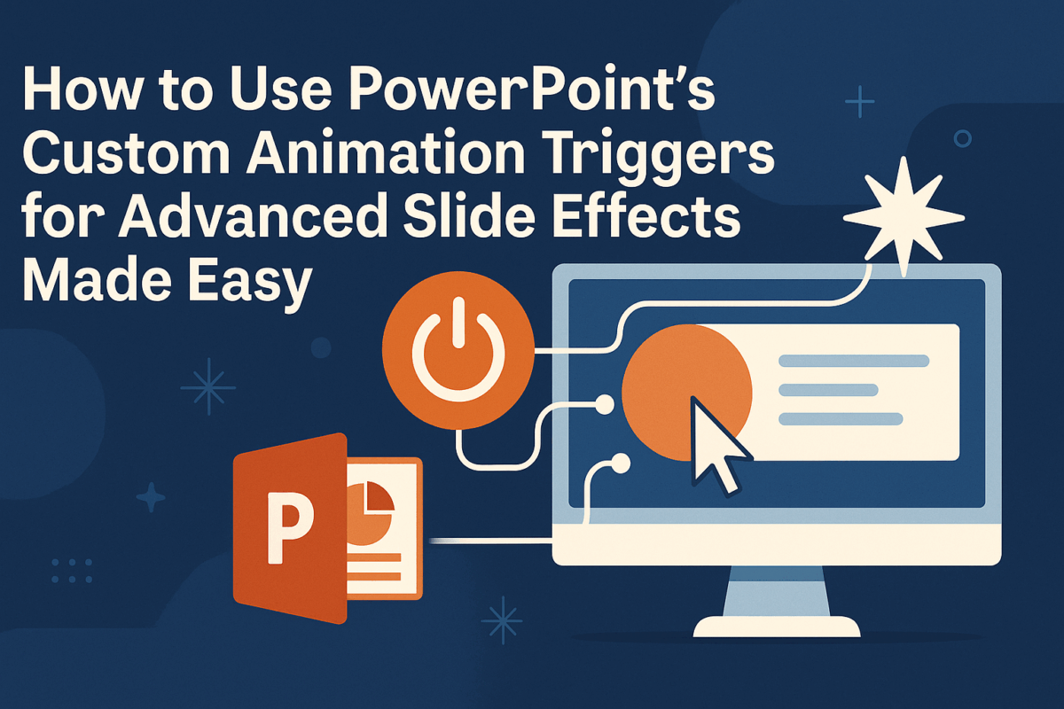 How to Use PowerPoint’s Custom Animation Triggers for Advanced Slide ...