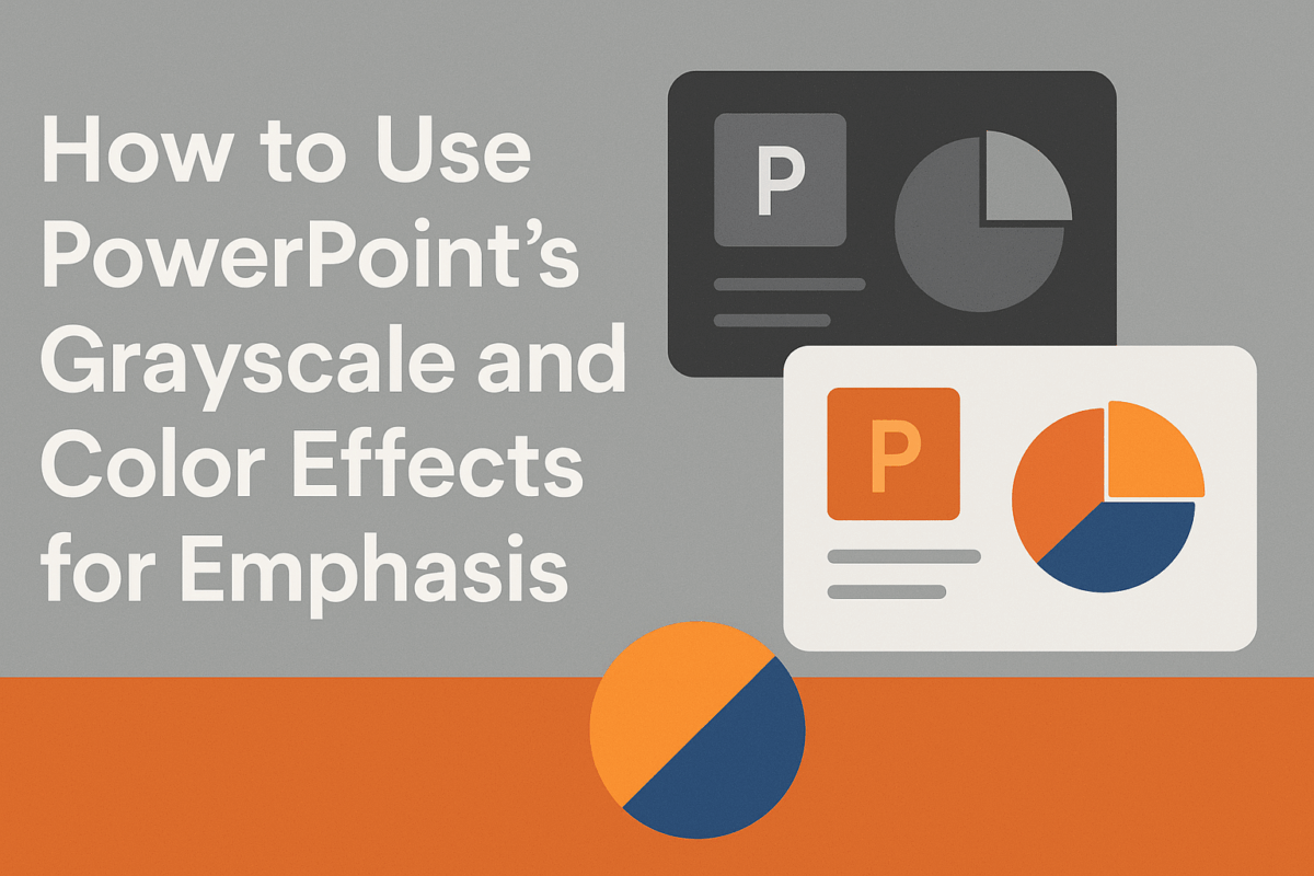 How to Use PowerPoint’s Grayscale and Color Effects for Emphasis - Graphic Design Resource