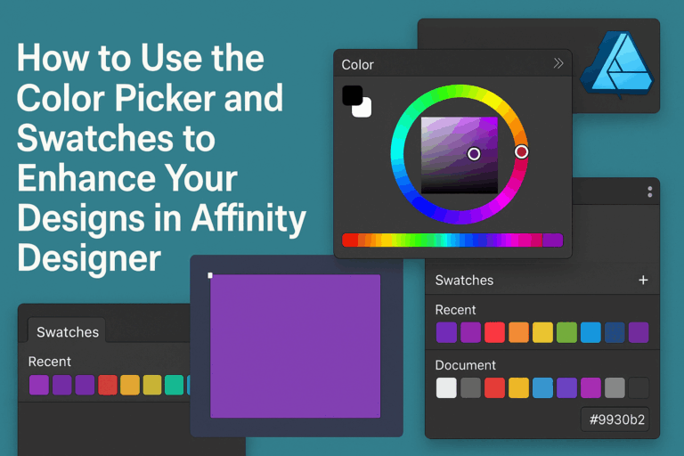 How to Use the Color Picker and Swatches to Enhance Your Designs in ...