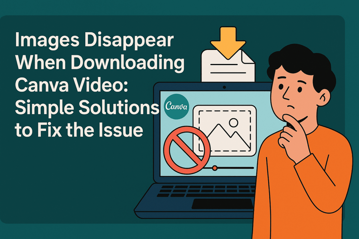 Images Disappear When Downloading Canva Video