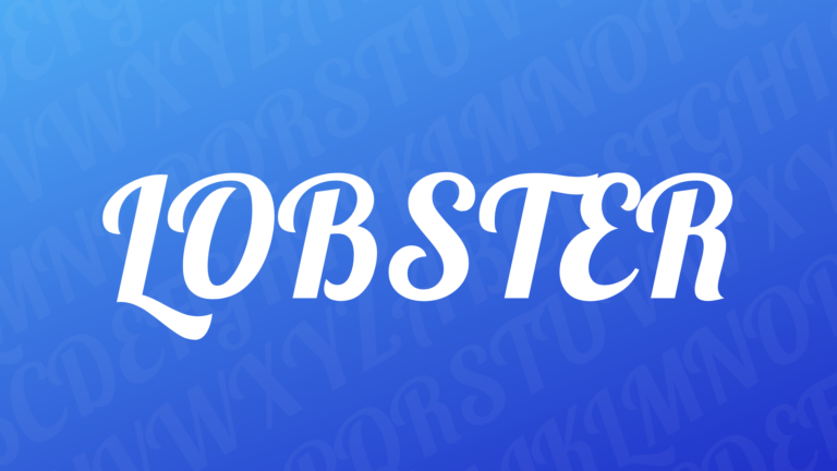 Lobster (Font History) - Graphic Design Resource