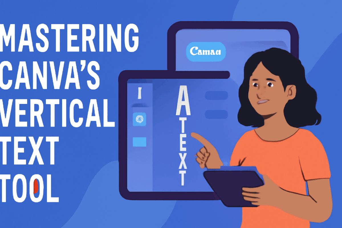 Mastering Canva's Vertical Text Tool