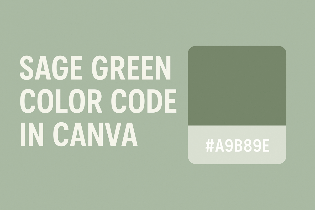 Sage Green Color Code in Canva