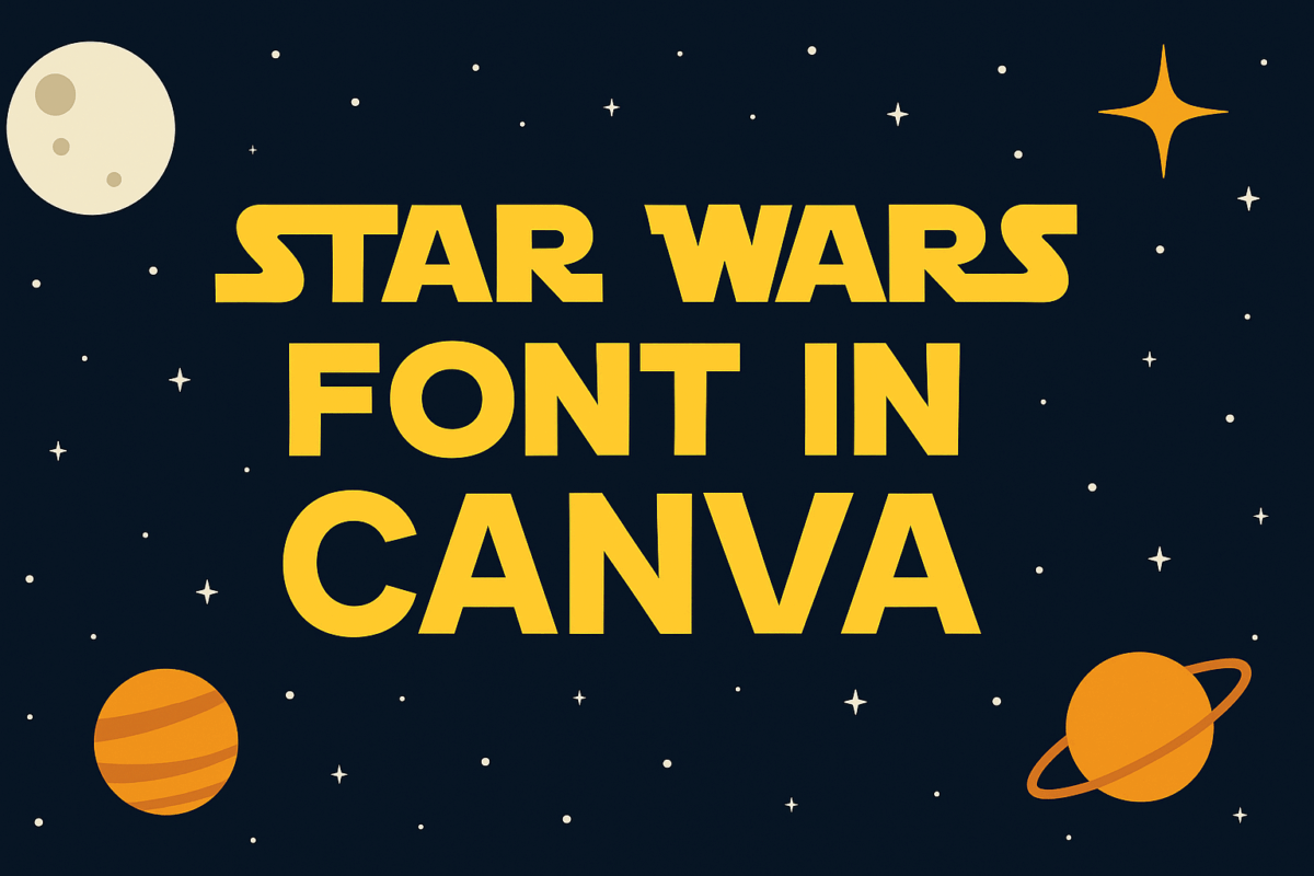 Star Wars Font in Canva: How to Create Epic Designs with a Galactic ...