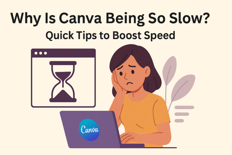 Why Is Canva Being So Slow? Quick Tips to Boost Speed - Graphic Design ...