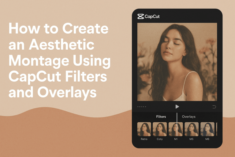 How to Create an Aesthetic Montage Using CapCut Filters and Overlays ...