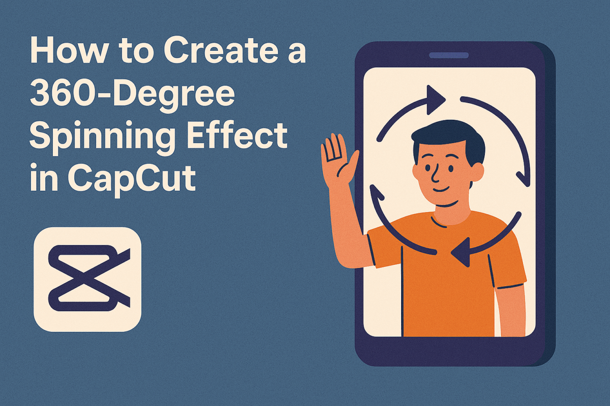 How to Create a 360-Degree Spinning Effect in CapCut - Graphic Design ...