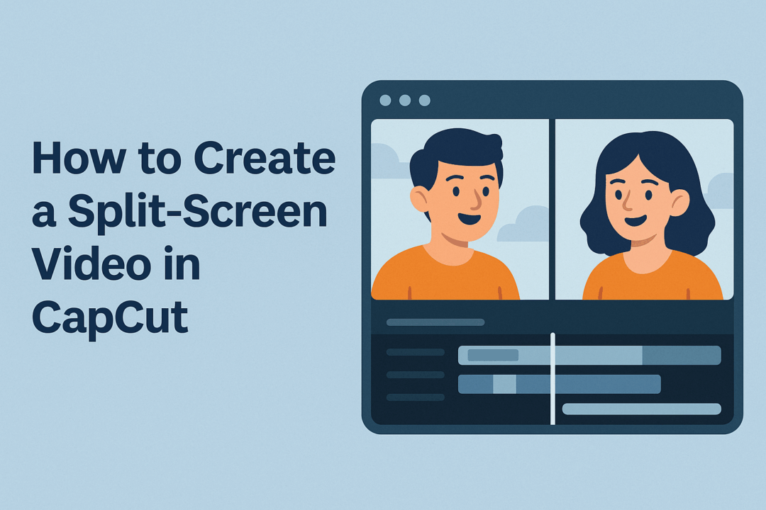 How to Create a Split-Screen Video in CapCut - Graphic Design Resource