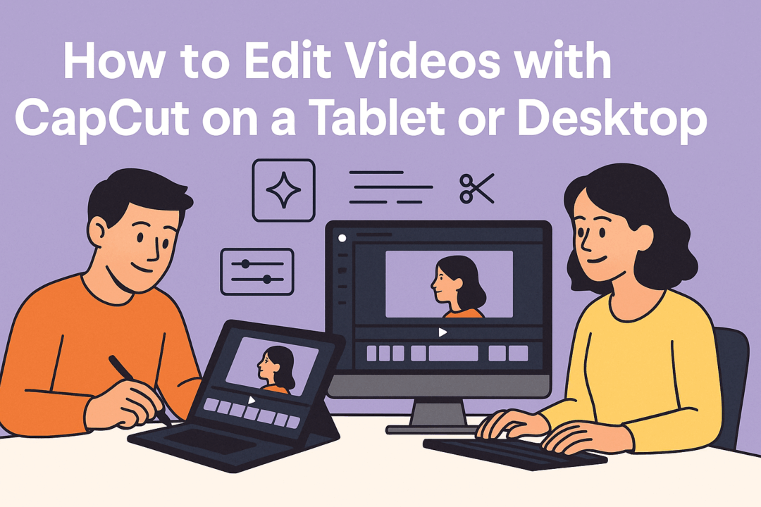 How to Edit Videos with CapCut on a Tablet or Desktop - Graphic Design ...