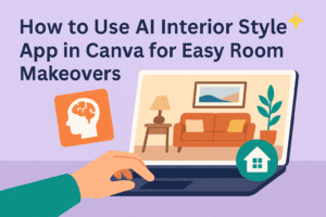 How to Use AI Interior Style App in Canva for Easy Room Makeovers - Graphic Design Resource