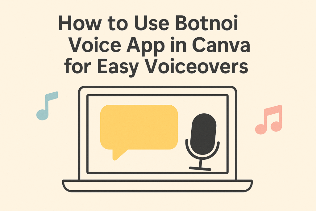 How to Use Botnoi Voice App in Canva for Easy Voiceovers - Graphic ...