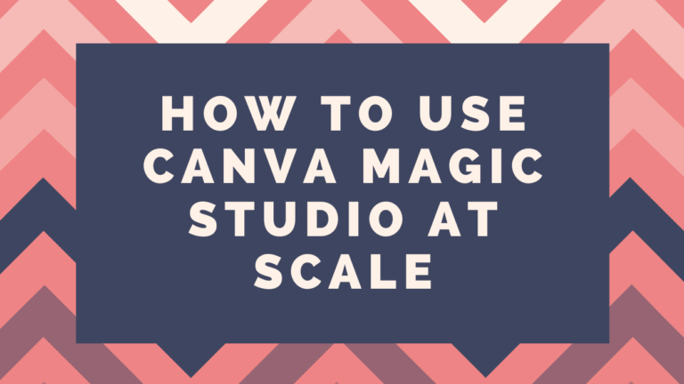 How to Use Canva Magic Studio at Scale for Effortless Team Creativity ...