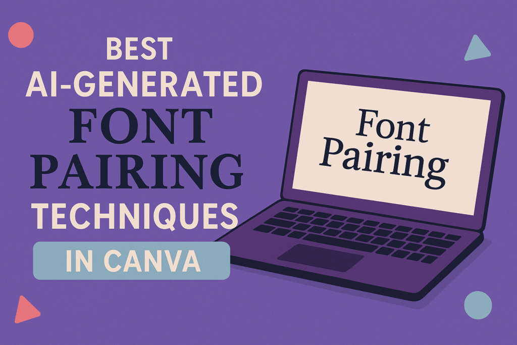 Best AI-Generated Font Pairing Techniques In Canva - Graphic Design ...