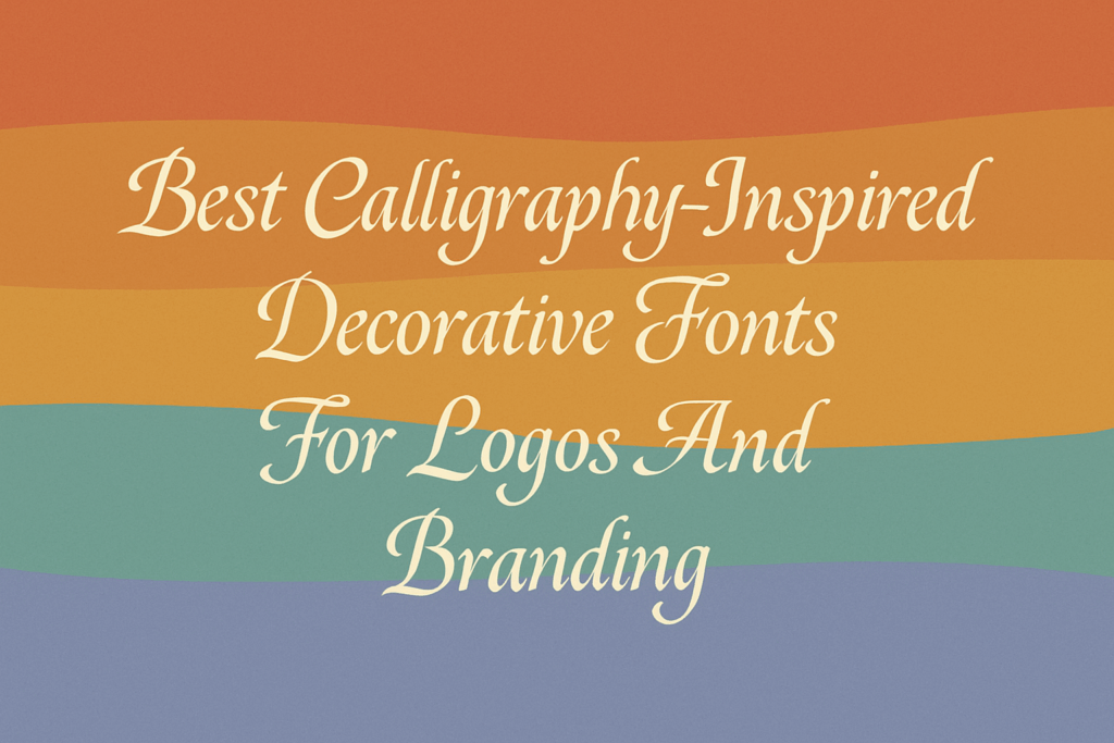 Best Calligraphy-Inspired Decorative Fonts For Logos And Branding ...
