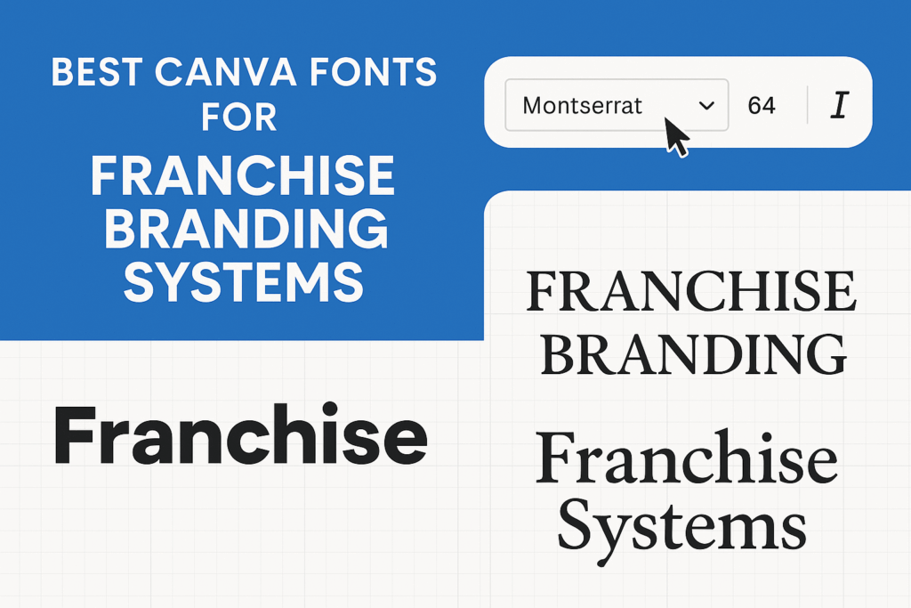 Best Canva Fonts For Franchise Branding Systems - Graphic Design Resource