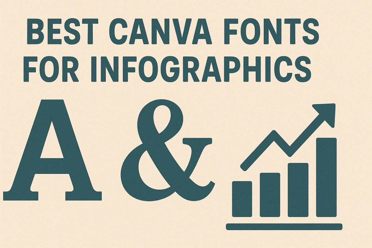 Best Canva Fonts For Infographics - Graphic Design Resource