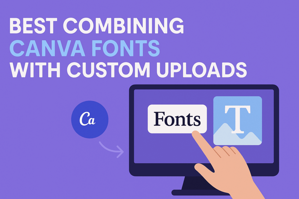 Best Combining Canva Fonts With Custom Uploads - Graphic Design Resource