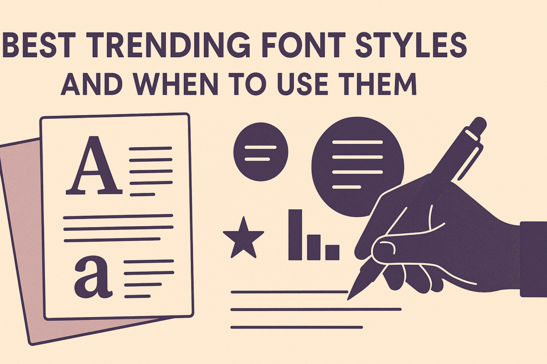 Best Trending Font Styles And When To Use Them - Graphic Design Resource