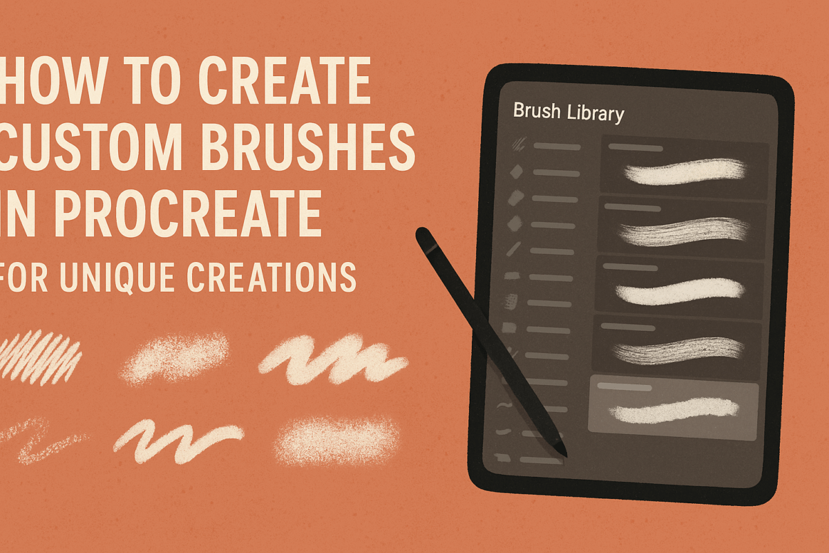 How to Create Custom Brushes in Procreate for Unique Creations - Graphic Design Resource