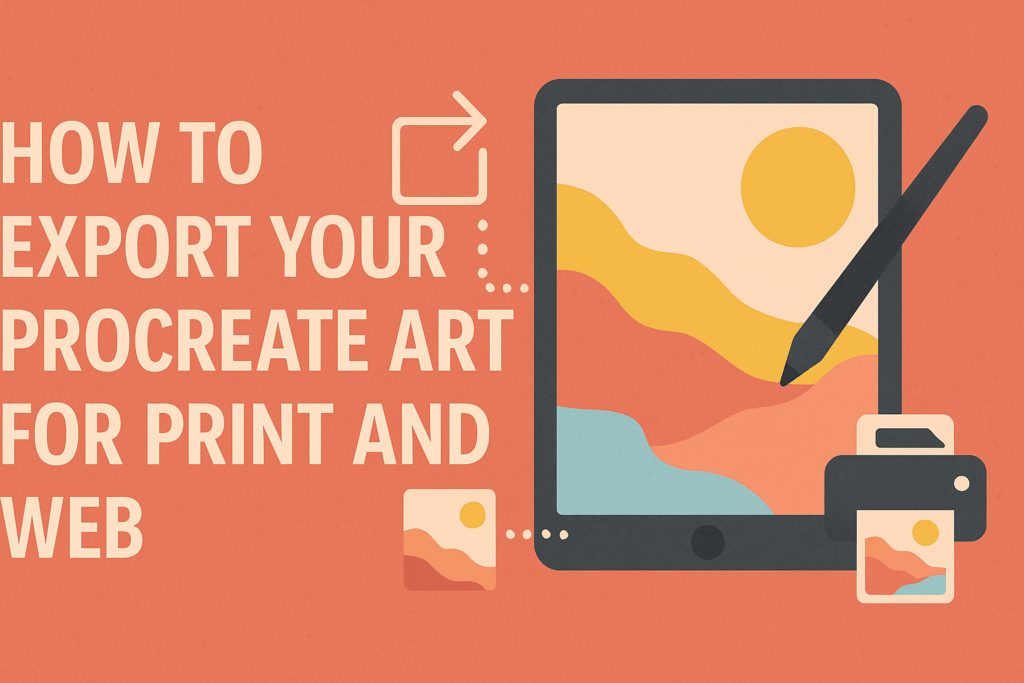 How to Export Your Procreate Art for Print and Web - Graphic Design ...