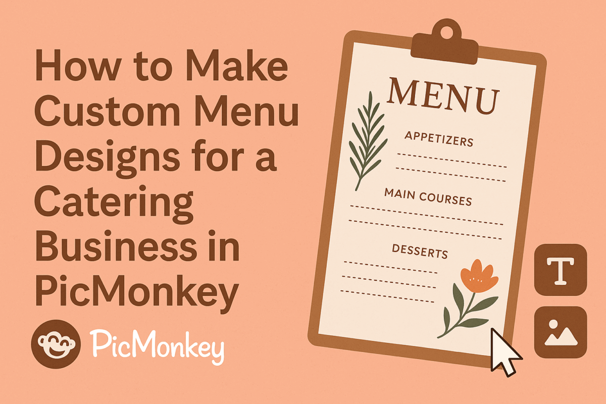 How to Make Custom Menu Designs for a Catering Business in PicMonkey