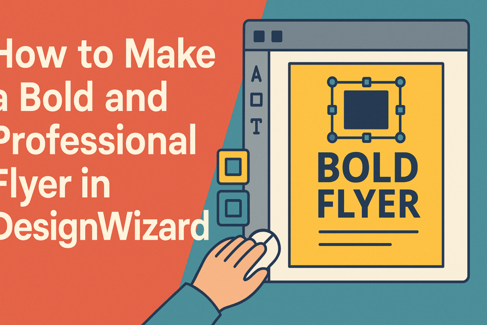 How to Make a Bold and Professional Flyer in DesignWizard - Graphic ...