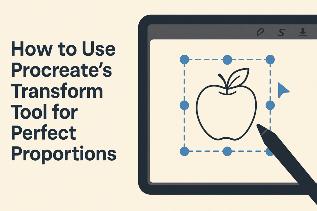 How to Use Procreate’s Transform Tool for Perfect Proportions - Graphic ...