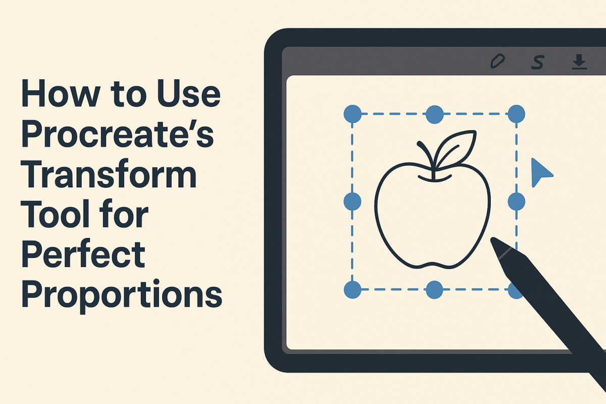How to Use Procreate’s Transform Tool for Perfect Proportions - Graphic Design Resource