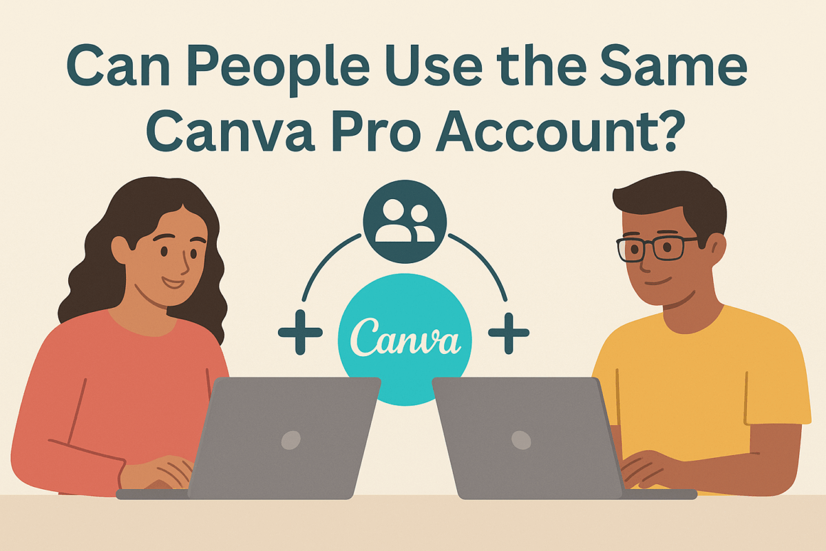 Can People Use the Same Canva Pro Account - Graphic Design Resource