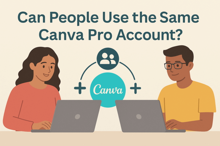 Can People Use the Same Canva Pro Account - Graphic Design Resource