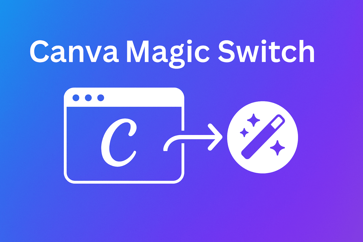Canva Magic Switch - Graphic Design Resource