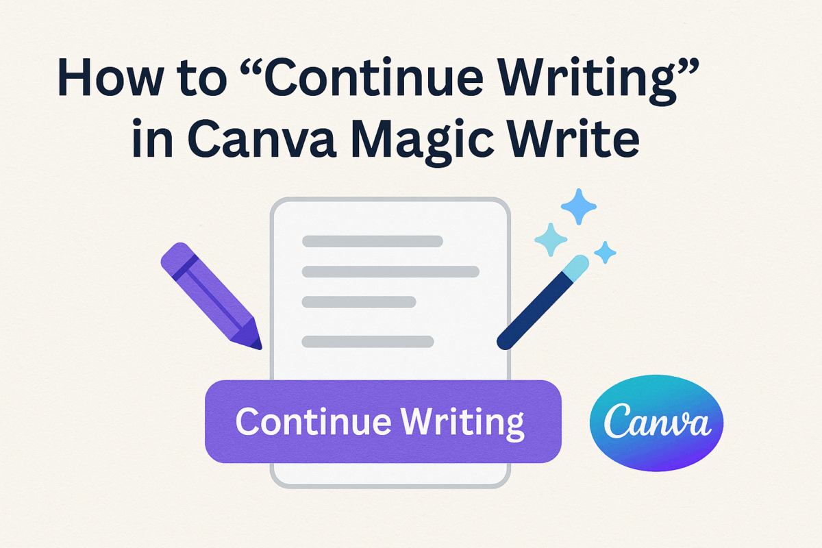 How to Rewrite Text in Canva Magic Write - Graphic Design Resource