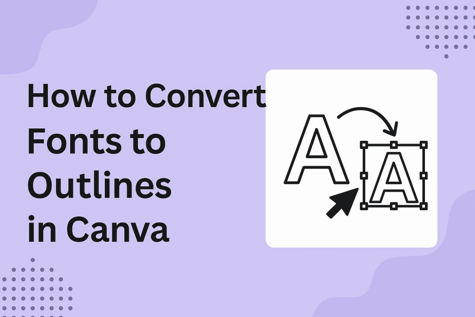 How to Convert Fonts to Outlines in Canva - Graphic Design Resource