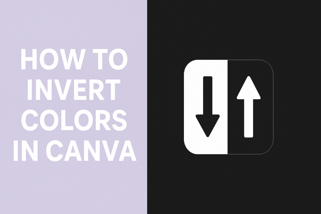 How to Invert Colors in Canva - Graphic Design Resource
