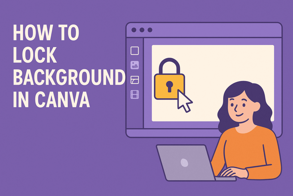 How to Lock Background in Canva - Graphic Design Resource