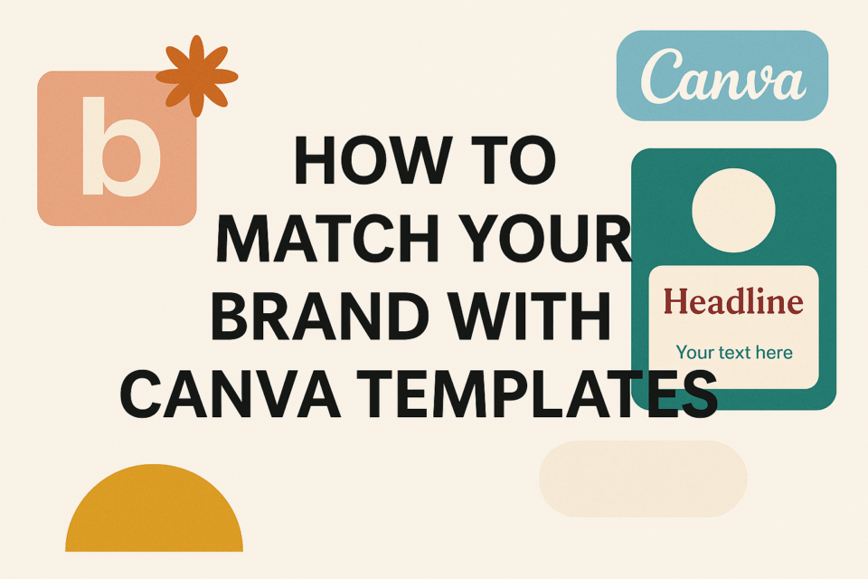 How to Match Your Brand with Canva Templates - Graphic Design Resource